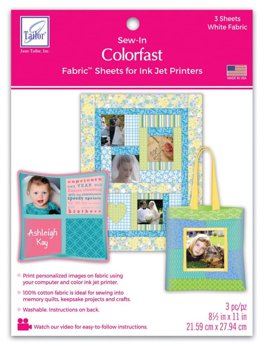 Printable Cotton Fabric Sheets for Inkjet Printers: Put Your Creativity ...